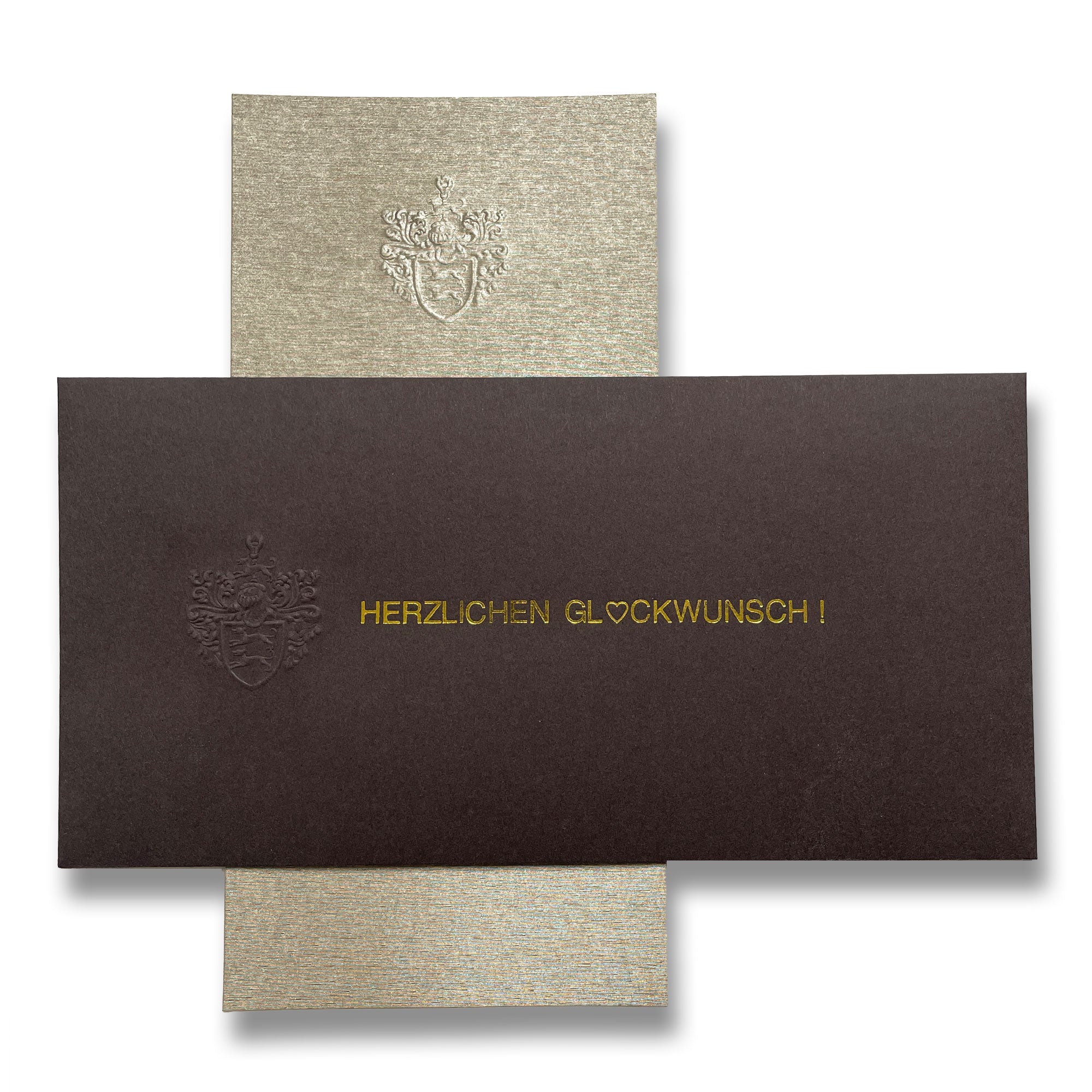 Grußkarte "Herzlichen Gl ️ckwunsch!"